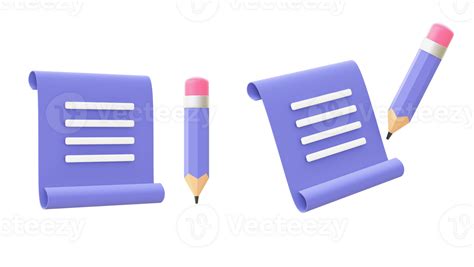 3d Illustration Icon Of Purple Job Task For Ui Ux Web Mobile Apps