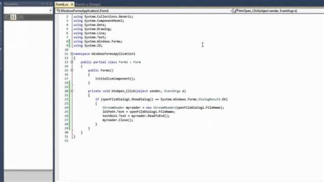 Windows Programming Part 114 Openfiledialog And Savefiledialog Youtube