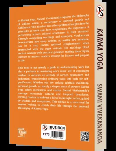 Karma Yoga By Swami Vivekananda The Philosophy Of Work And Selfless