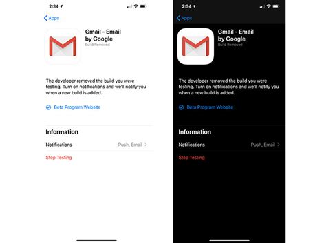 Apples Testflight App Updated With Dark Mode Support Appleinsider