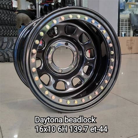 Jual Velg Besi Offroad Daytona Beadlock 16x10 6H 139 7 Et 44 BLACK