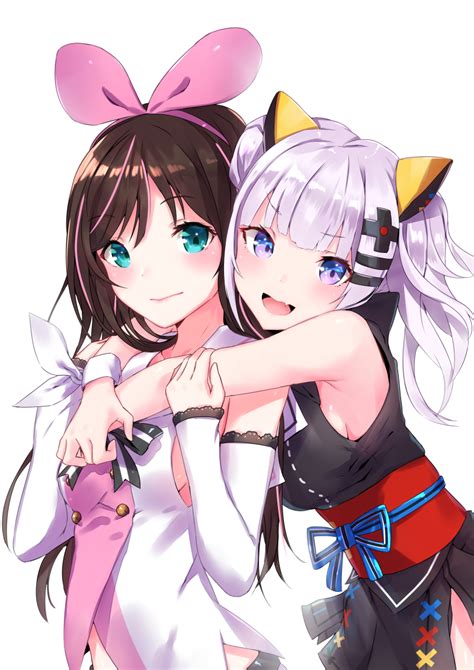 Yurituber Virtual Youtubers Kizuna Ai And Kaguya Luna Rawwnime