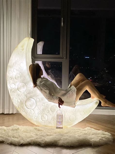 달 빛 플로어 램프 인터넷 유명인 초승달 안락 거실 분위기 장식 테이블 램프 고급 감각 침실 Si Aliexpress