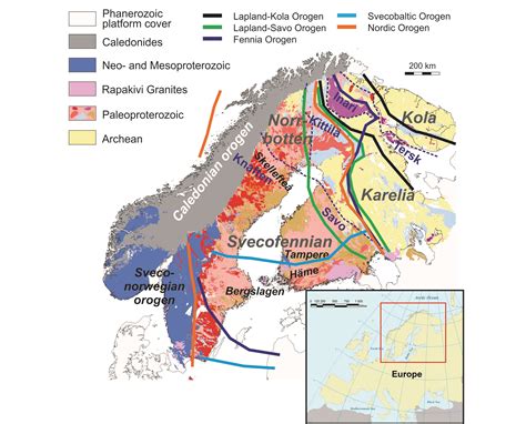 Orogens And Crustal Architecture Mineral Systems Of Finland