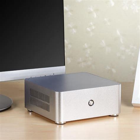 H80 Mini Itx Computer Case Aluminum Pc Case Chassi Vicedeal