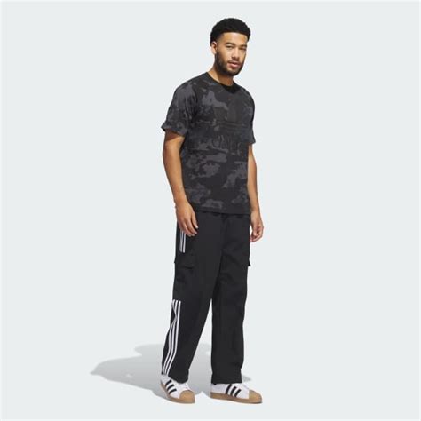 アディダス カモ トレフォイル 半袖tシャツ ブラック アディダス ジャパン
