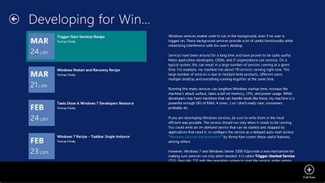 Create A Blog Reader Windows Store App Using JavaScript And HTML CodeProject