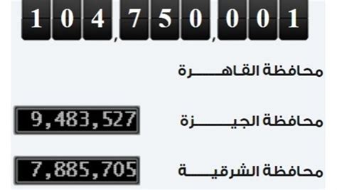 الإحصاء مصر تسجل 750 ألف نسمة زيادة في عدد سكانها خلال 180 يوما