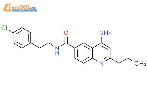538359 76 1 6 QUINOLINECARBOXAMIDE 4 AMINO N 2 4 CHLOROPHENYL ETHYL