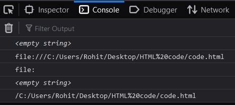 Location Object In Javascript Api