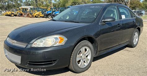 2014 Chevrolet Impala Ls In Salina Ks Item Do1699 Sold Purple Wave