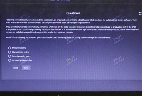 Question Following Several Security Studyx