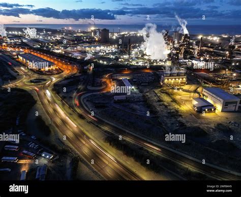 Port Talbot Steelworks Port Talbot Wales Uk 19th January 2024 Pre
