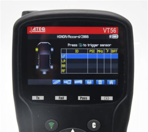 TPMS Diagnostic Information On The Top Selling Vehicles Of Honda Accord ATEQ TPMS