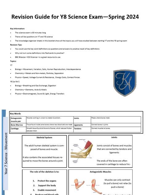Y7 8 Science Knowledge Organisers For Y8 Exam Feb 2024 Pdf Renewable Energy Cell Biology