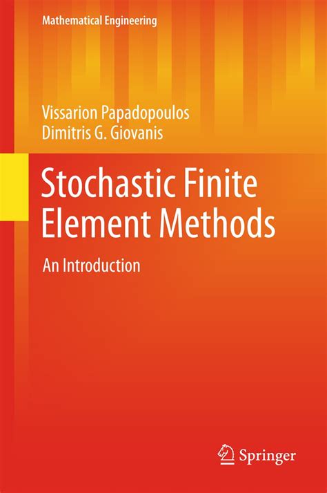 Stochastic Finite Element Methods An Introduction Mathematical