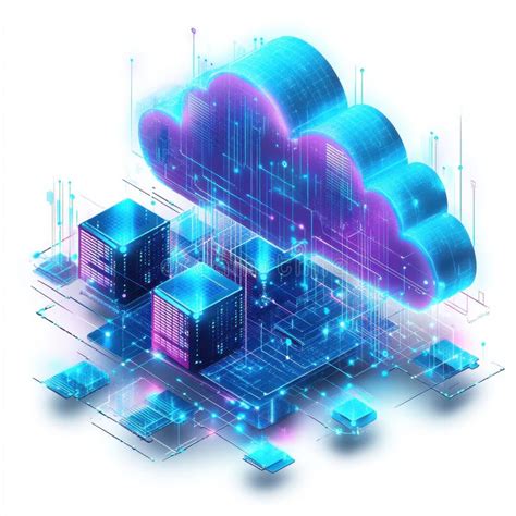 Ai Driven Multi Cloud Security Concept Illustration For Cloud Computing Modern Technology