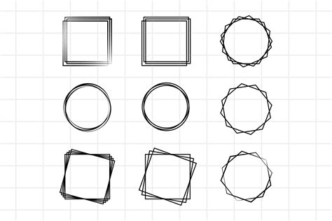 Geometric Frames Svg Bundle Cut File For Cricut 670367 Cut Files