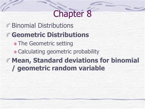 Ppt Binomial Vs Geometric Distributions Powerpoint Presentation