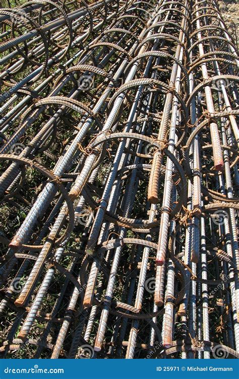 Stacked Rebar Stock Image Image Of Stacked Bound Metal 25971
