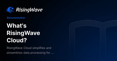 what s risingwave cloud risingwave