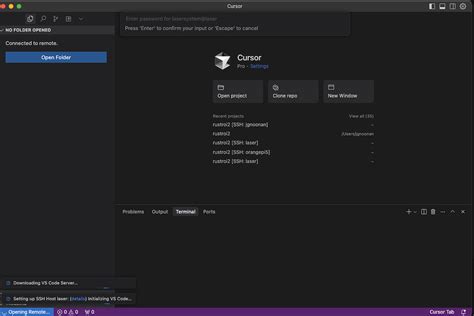 Ssh No Longer Connects To Remote Host Bug Reports Cursor Community Forum