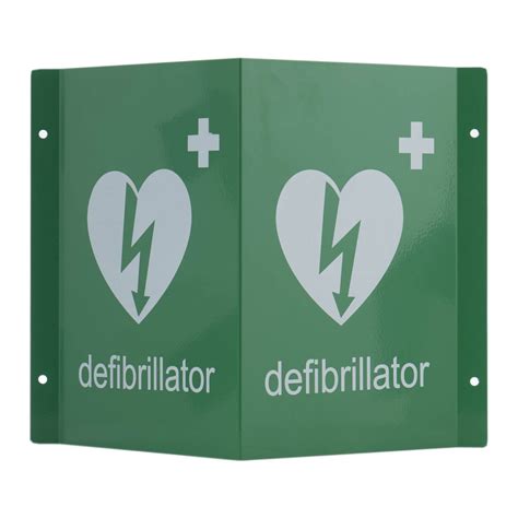 3d Defibrillator Wall Sign