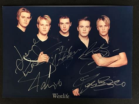 Westlife Signed 8x10 Photo Ra Coa Jun 05 2022 Canuck Auctions In Bc