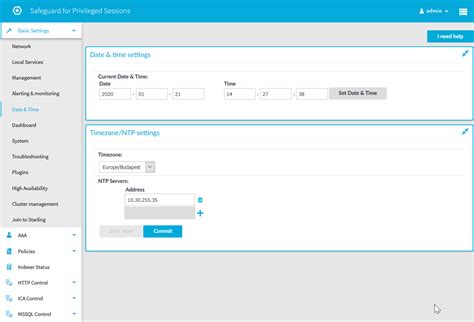 One Identity Safeguard For Privileged Sessions 75 Administration Guide