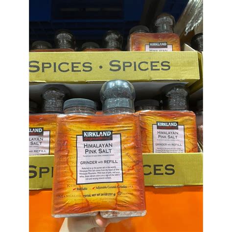 § Costco 好市多 代購 § 科克蘭 喜馬拉雅山粉紅玫瑰鹽及補充瓶 737公克 蝦皮購物