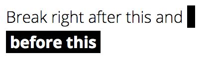 Injecting A Line Break Css Tricks
