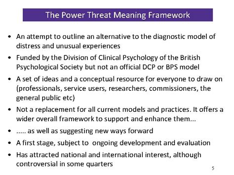 The Power Threat Meaning Framework Ptmframework Slides Lucy