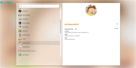 Dinujubd Rick N Morty Codesandbox