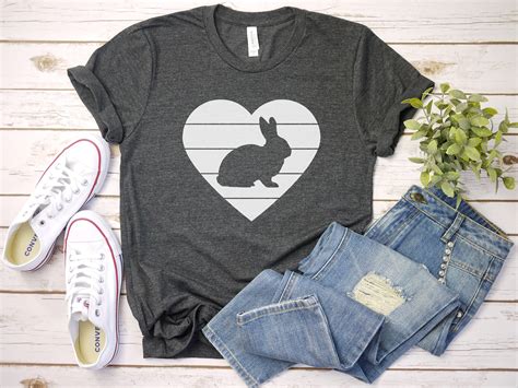 Rabbit Shirt For Women Rabbit Tshirt Rabbit Lover Rabbit Etsy