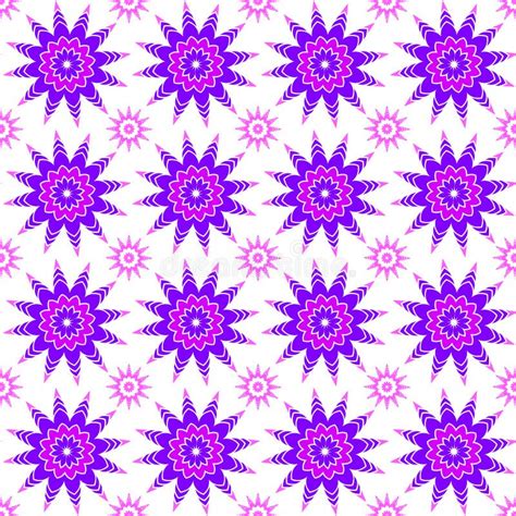 Seamless Snowflake Pattern Stock Illustration Illustration Of Crystal