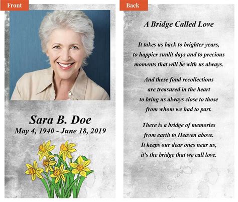 PP Prayer Cards Lifelong Memories