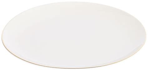 Talerz obiadowy porcelanowy biały cm AB K Kave Home sfmeble pl