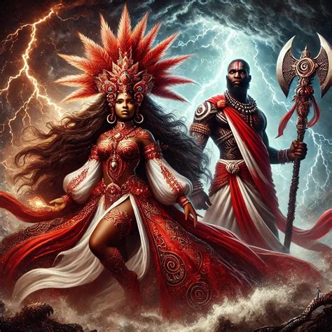 Iansã E Xangô Xango Iansa Iansa E Xangô Divindades