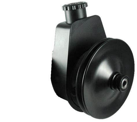 Borgeson Universal Power Steering Pump Saginaw P Series Reservoir Black