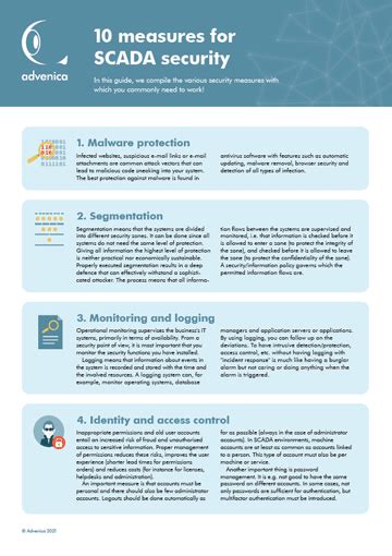 10 Measures For Scada Security Advenica