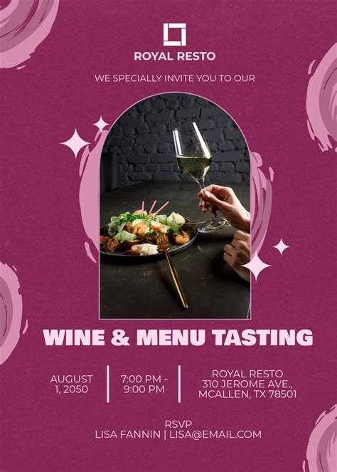 Free Wine Tasting Invitation Templates Editable And Printable