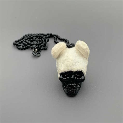 Undercover Mouse Skull Necklace Gem