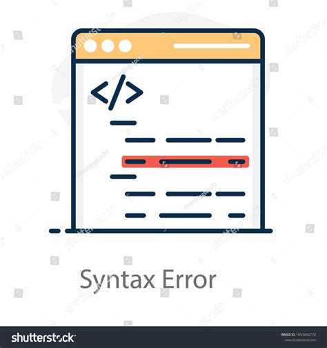 Syntax Error Over 95 Royalty Free Licensable Stock Illustrations