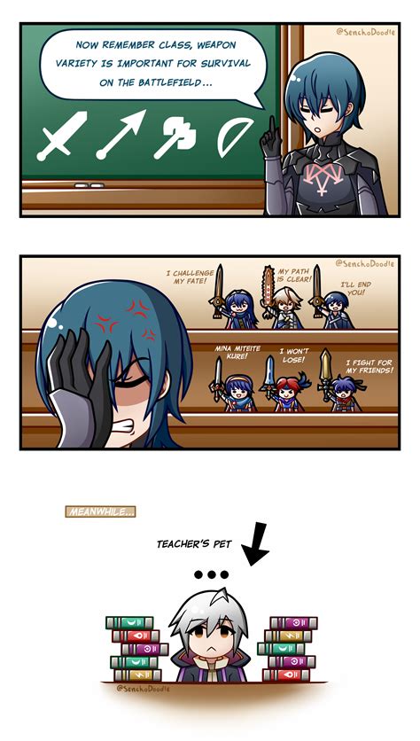A Lil Comic I Made Since Byleth Is Getting Added Into Smash Soon R