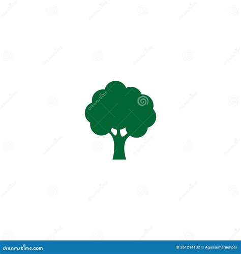 Vector Illustration Of A Tree For An Icon Symbol Or Logo Stock Vector Illustration Of Ecology