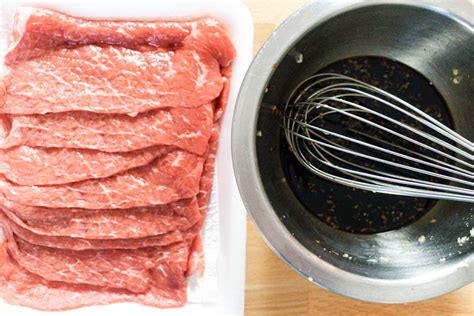 Thin Sliced Marinated Bottom Round Steak Recipe Cast Iron Skillet Cooking