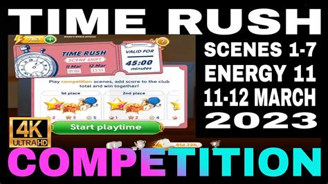 June S Journey Time Rush Scene Shift 11 12 MARCH 2023 Scenes 1 7 Energy