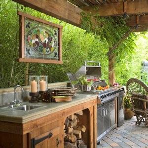 Outdoor Kitchen Ideas Let You Enjoy Your Spare Time WooHome