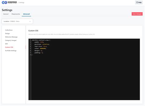 Custom Css Code Wp Cannasync Knowledge Base