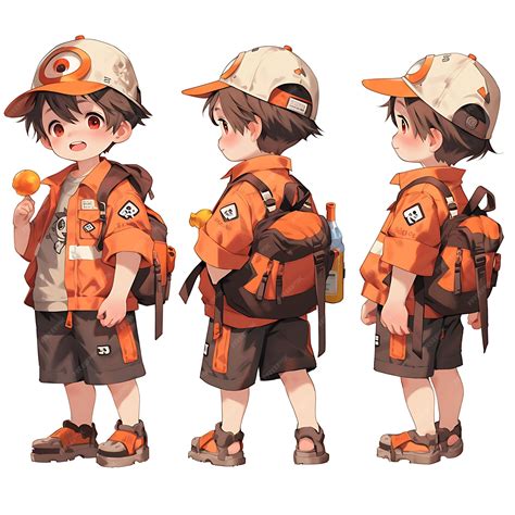 Premium Photo Character Of Male Lifeguard Chibi Kawaii Beach Resort